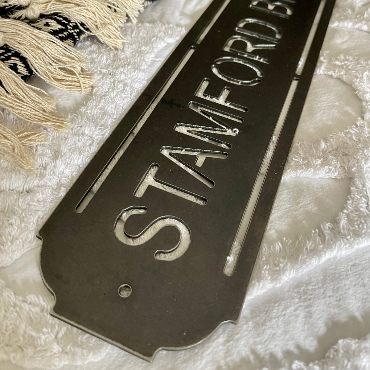 ‘Stamford Bridge SW6’ CHELSEA Football Metal Street Sign – Suffolk Shed